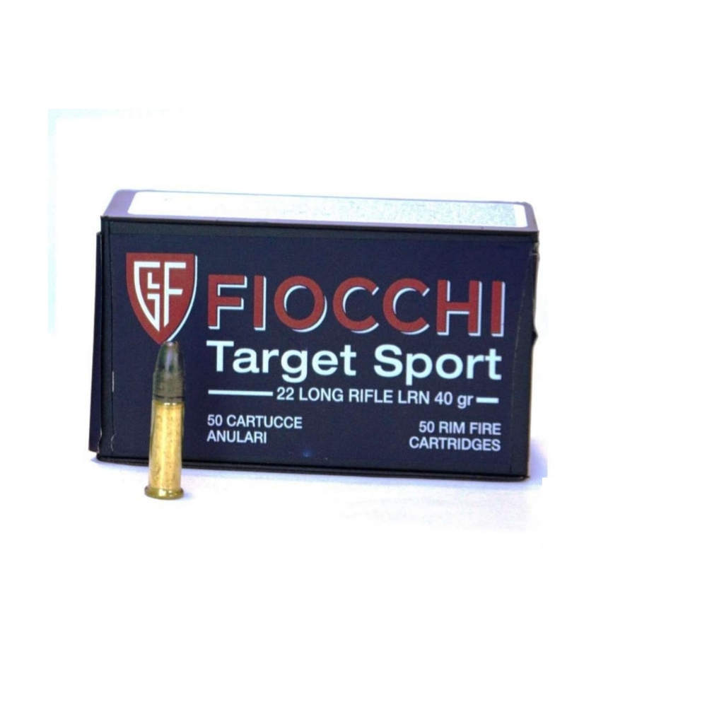 Munição Fiocchi Calibre 22 LR Target Sport – Cx 50 – Beartac Munição Fiocchi Calibre 22 LR Target Sport – Cx 50 – Beartac